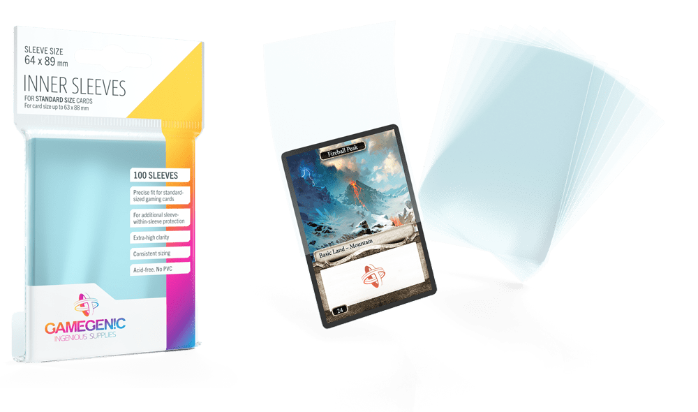 INNER SLEEVES - GAMEGENIC - Ingenious Supplies