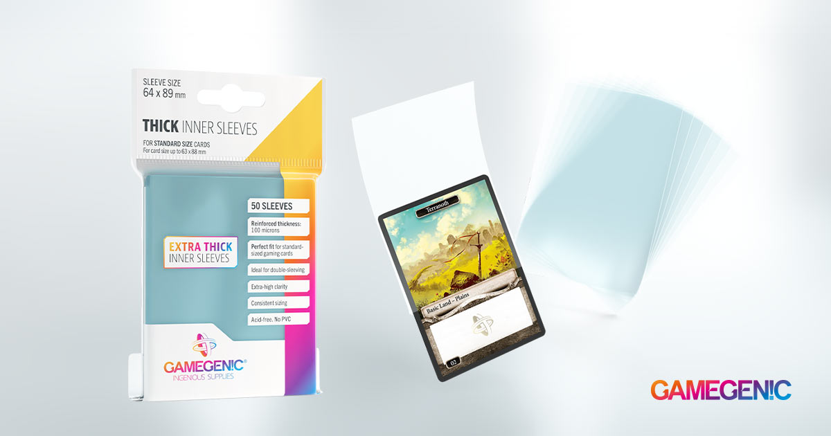 THICK INNER SLEEVES - GAMEGENIC - Ingenious Supplies