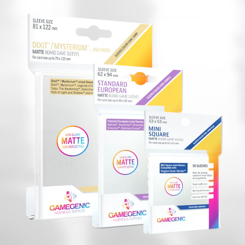 STANDARD CARD GAME VALUE PACK 200 PRIME SLEEVES - Gamegenic