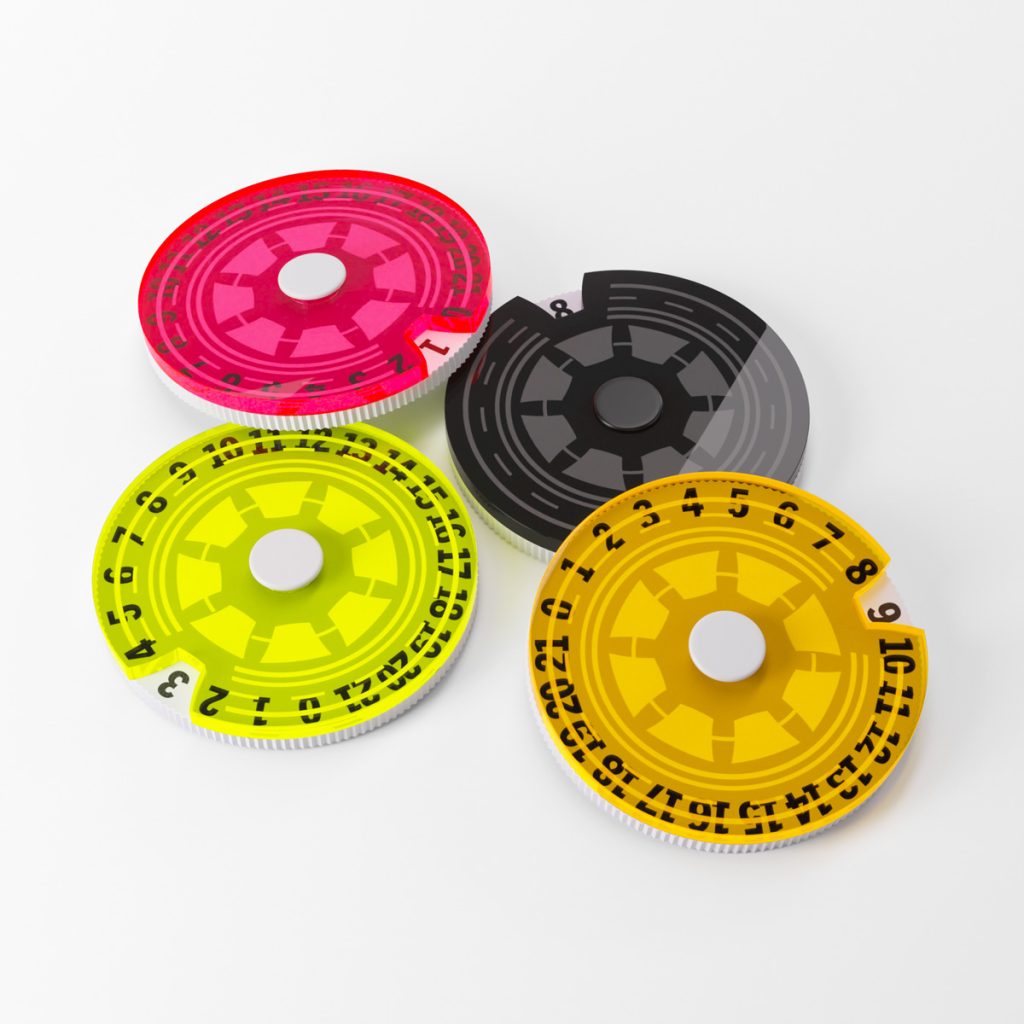 LIFE COUNTERSSet of 4 dials per pack - Gamegenic