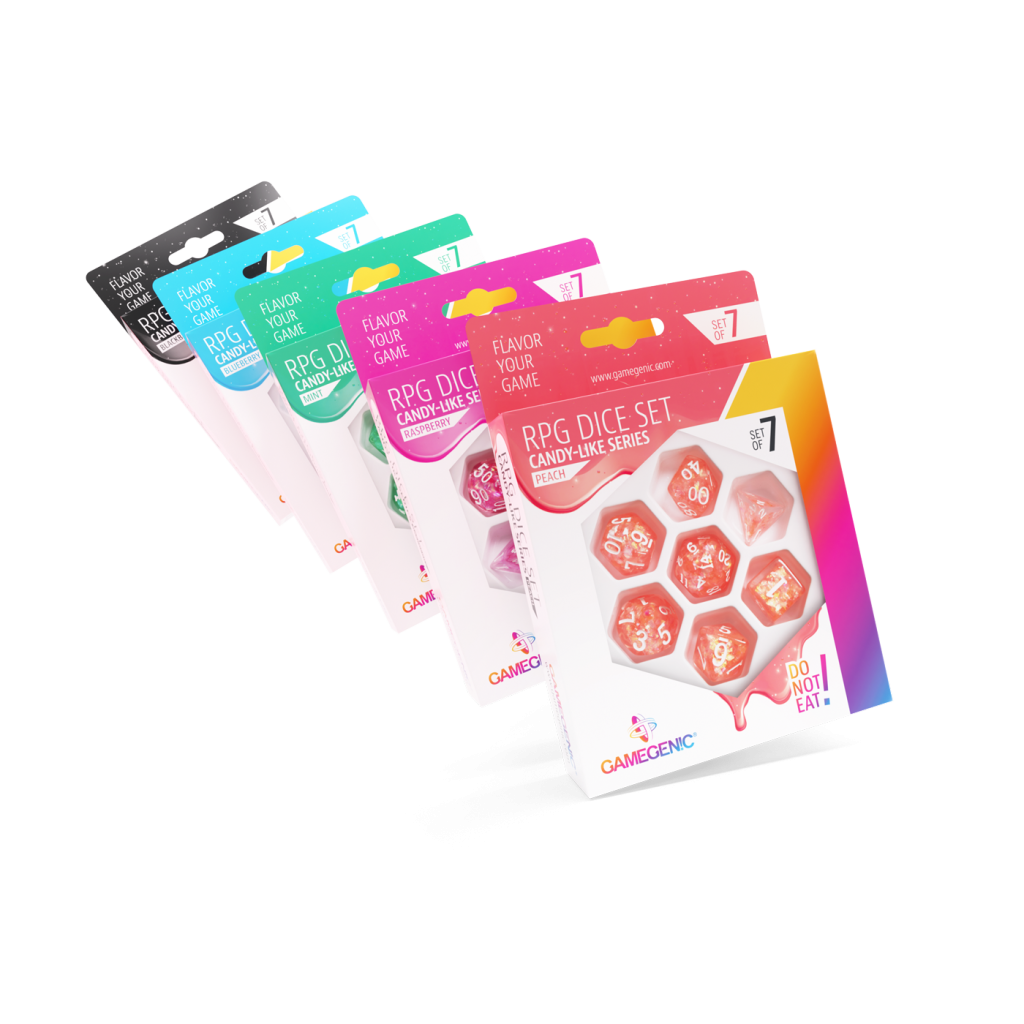 RPG DICE SET (set of 7)CANDY-LIKE SERIES - Gamegenic