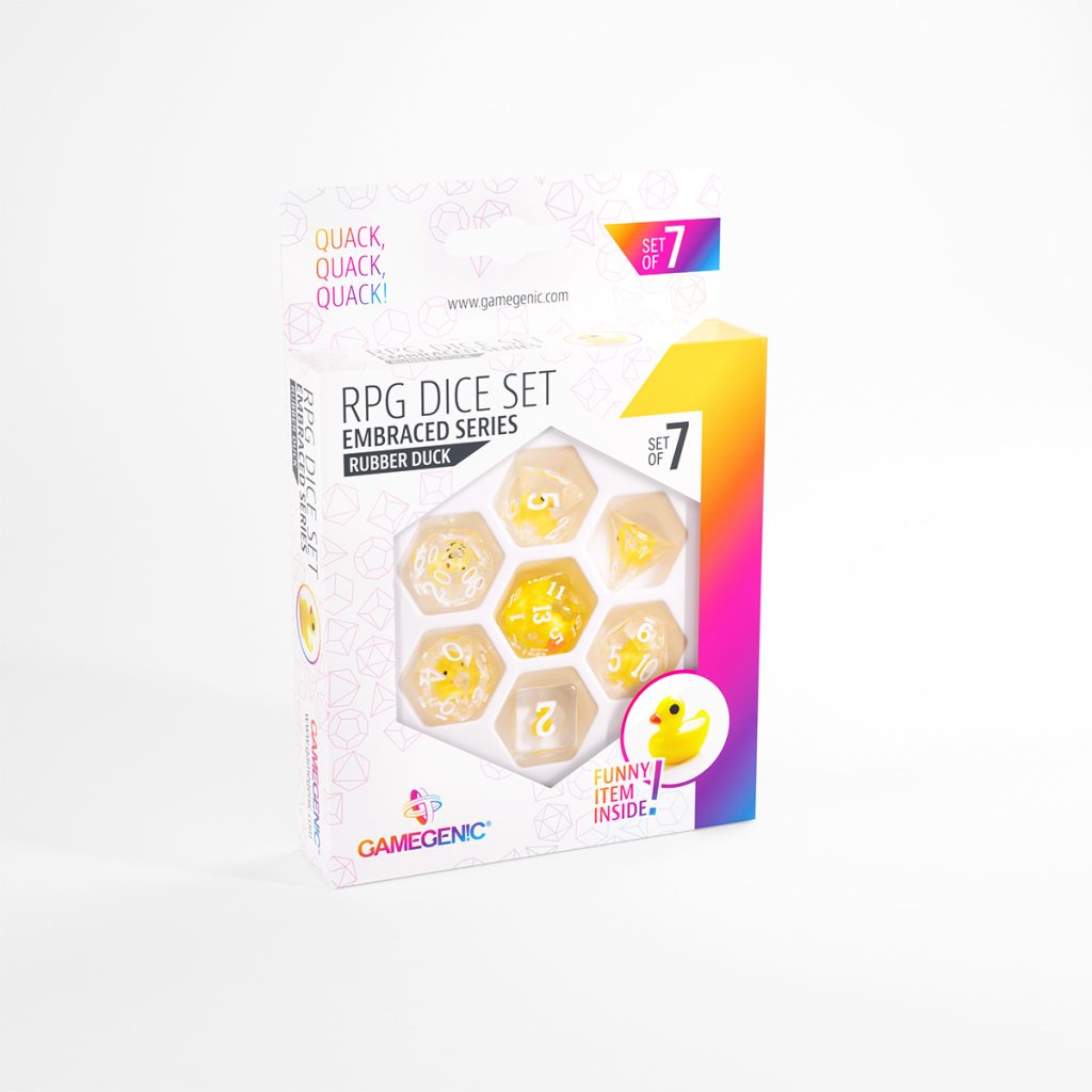 RPG DICE SET (set of 7)EMBRACED SERIES - Gamegenic