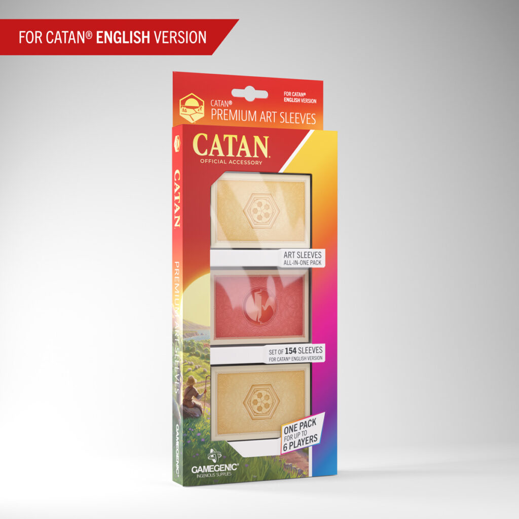 CATAN®PREMIUM ART SLEEVES - Gamegenic